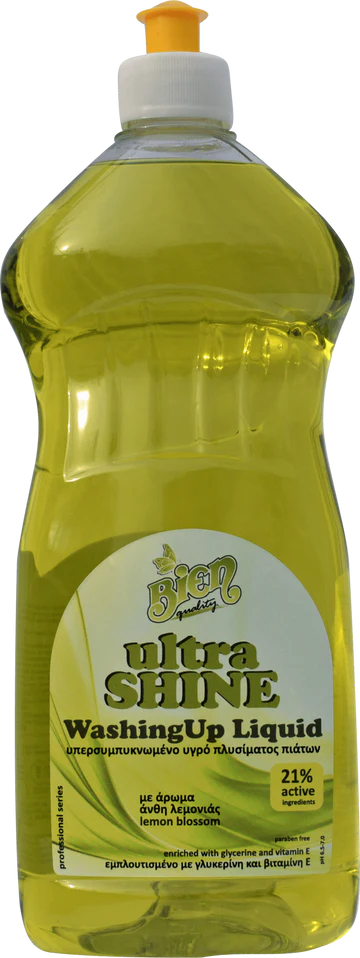 Ultra shine Dish washing liquid Lemon blossom 750 ml – D.N. Supplier
